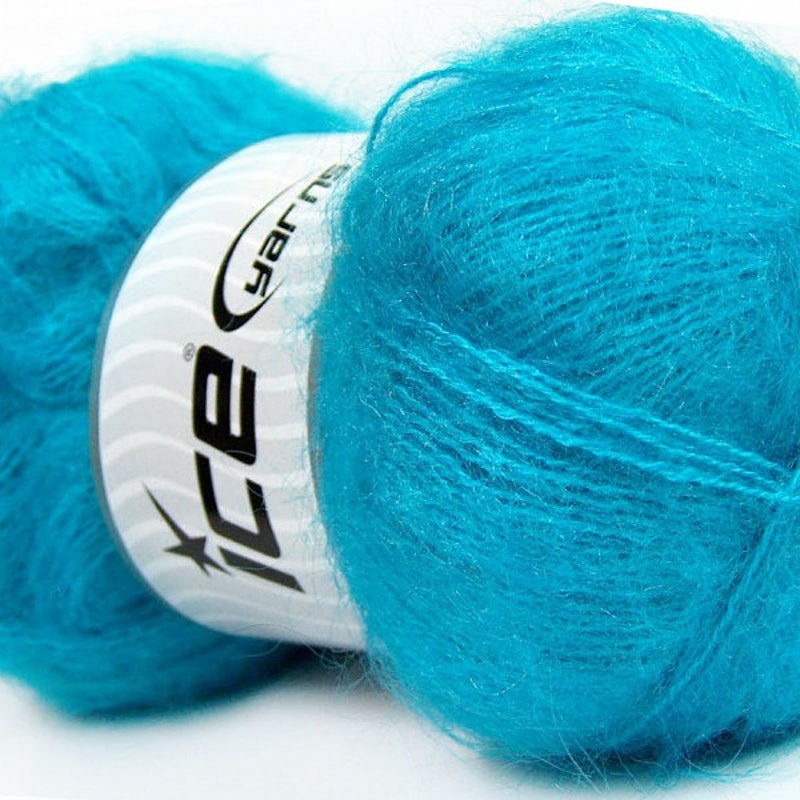 Turquoise Mohair - Etsy