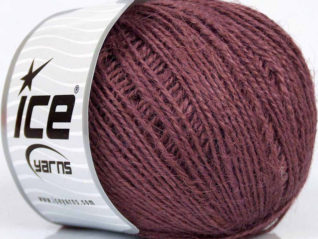 100% HEMP FINE NATURAL Biodegradable Plant Based Sustainable Yarn by ...