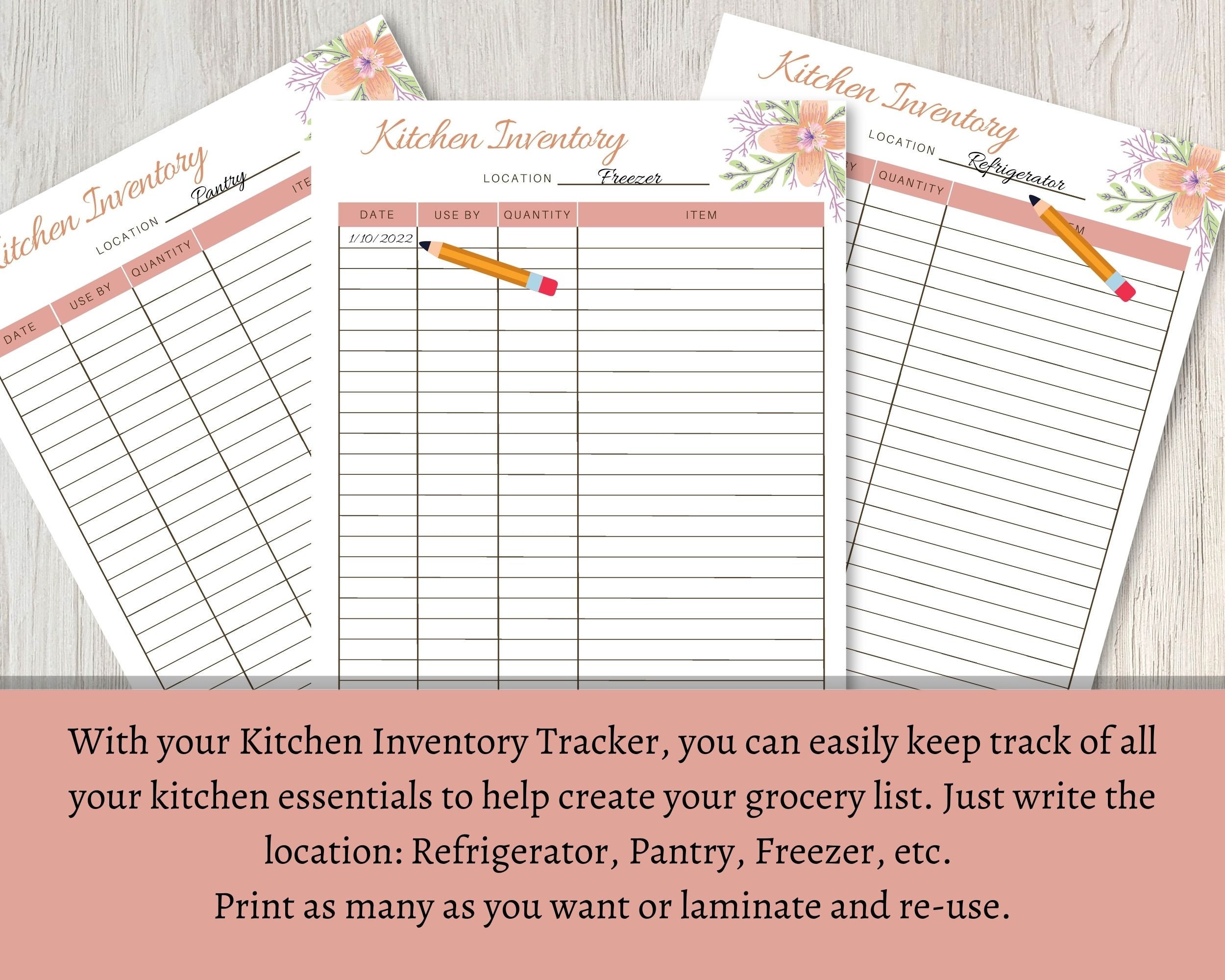 Meal Planner Printable Bundle | Menu Planning | Recipe Cards | Grocery ...