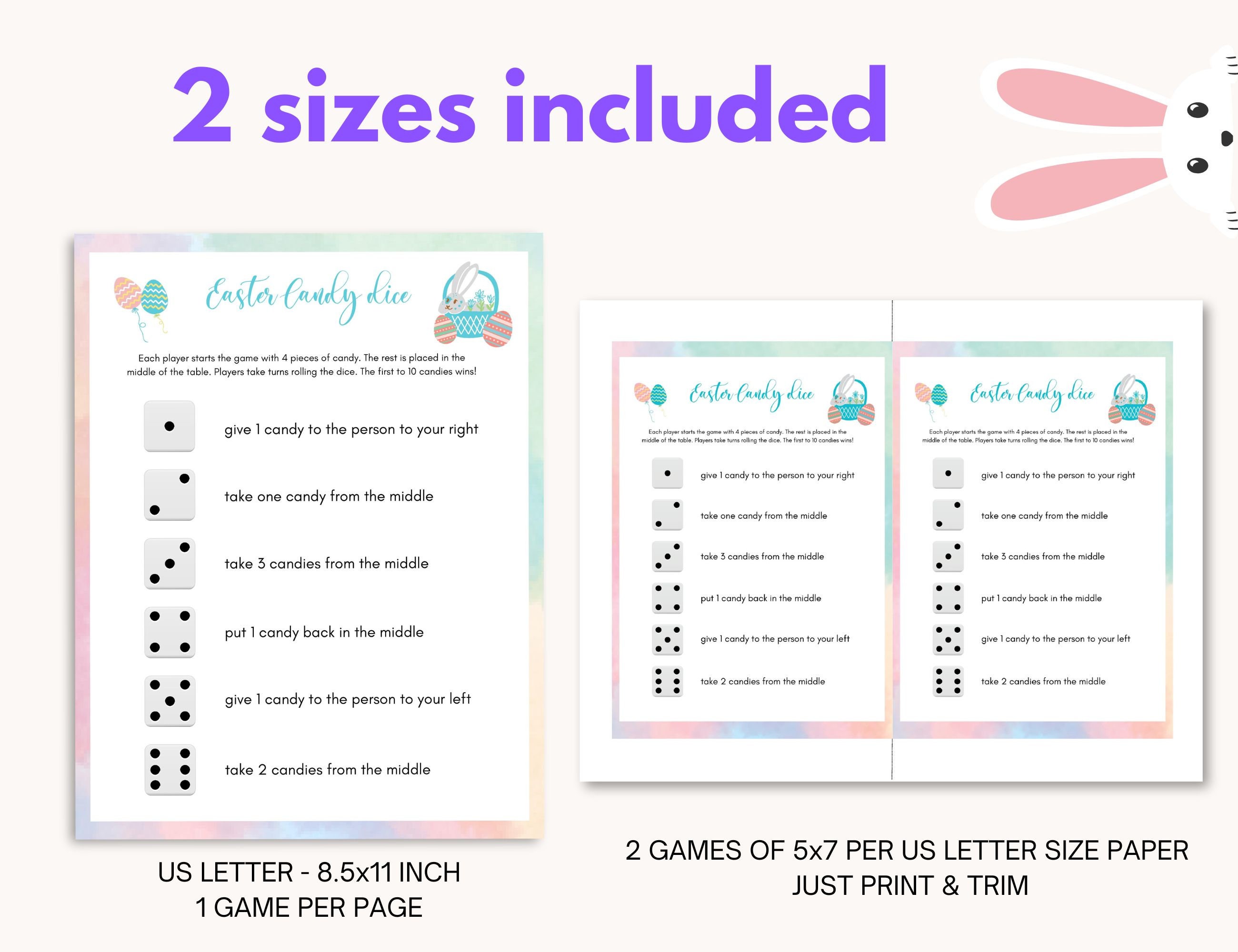 Easter Game Bundle, Printable for Kids and Adults, Easter Activities ...
