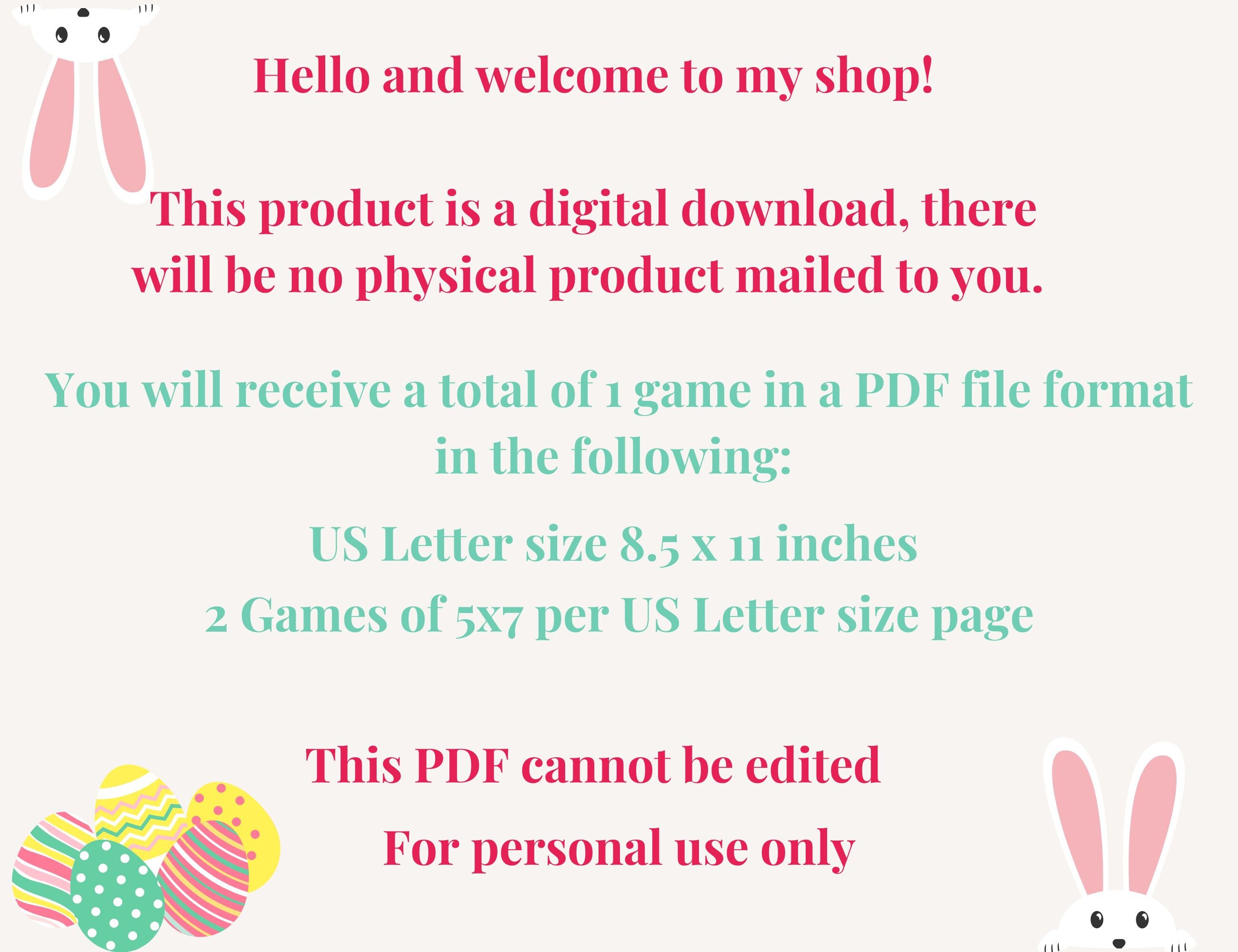 Easter Candy Dice Game, Printable for Kids, Adults, Teens, Candy Dice ...