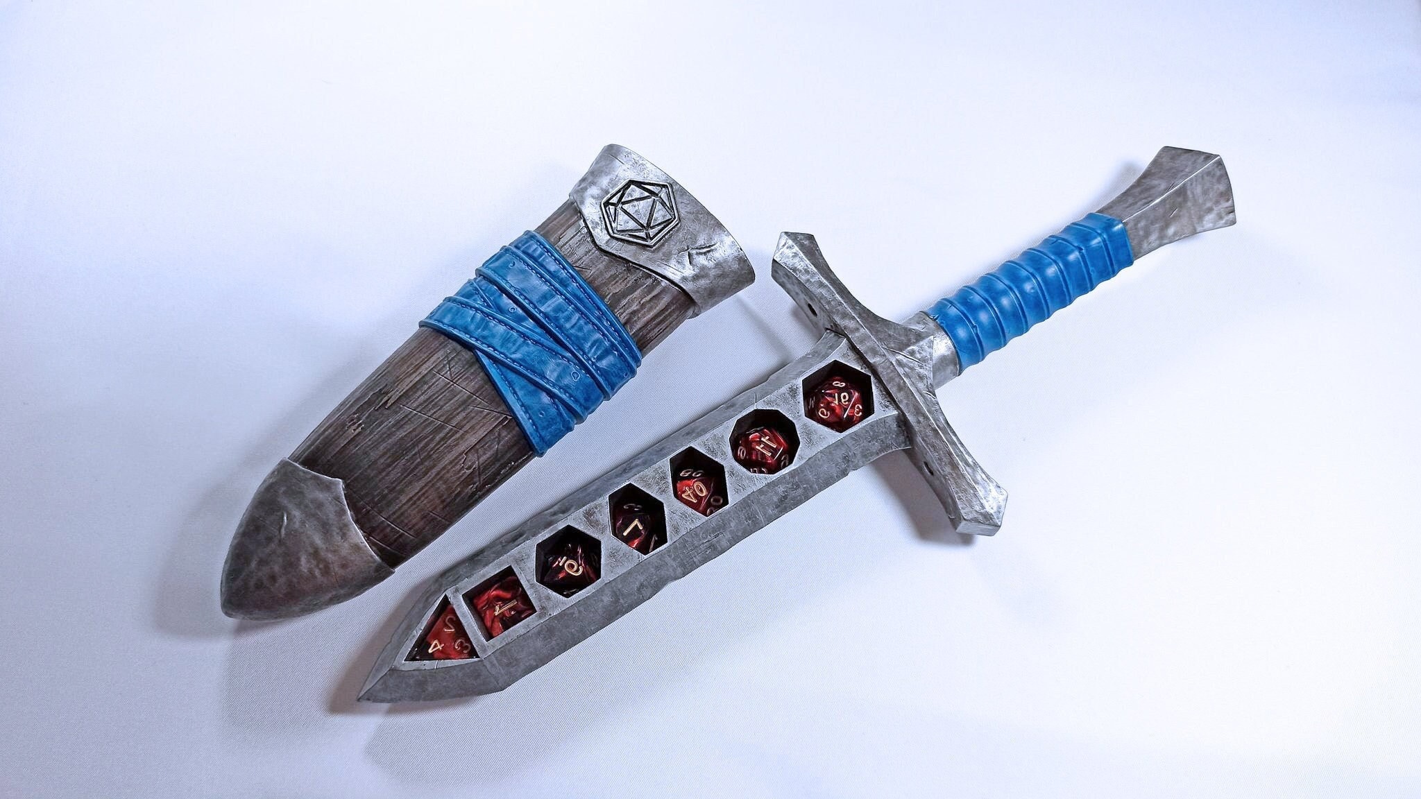 Dice Holding Dagger Store Your Luck in Style, Handcrafted Dice Vault ...