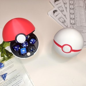 Poke Ball Dice Box, Premier Ball Dice Holder - Store Your Dice With ...