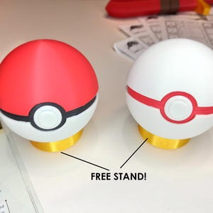 Poke Ball Dice Box, 3D Printed Pokemon Inspired Dice Holder - Etsy