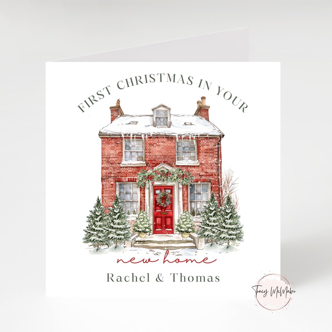 First Christmas in Your New Home Card, Christmas Card for New Home ...