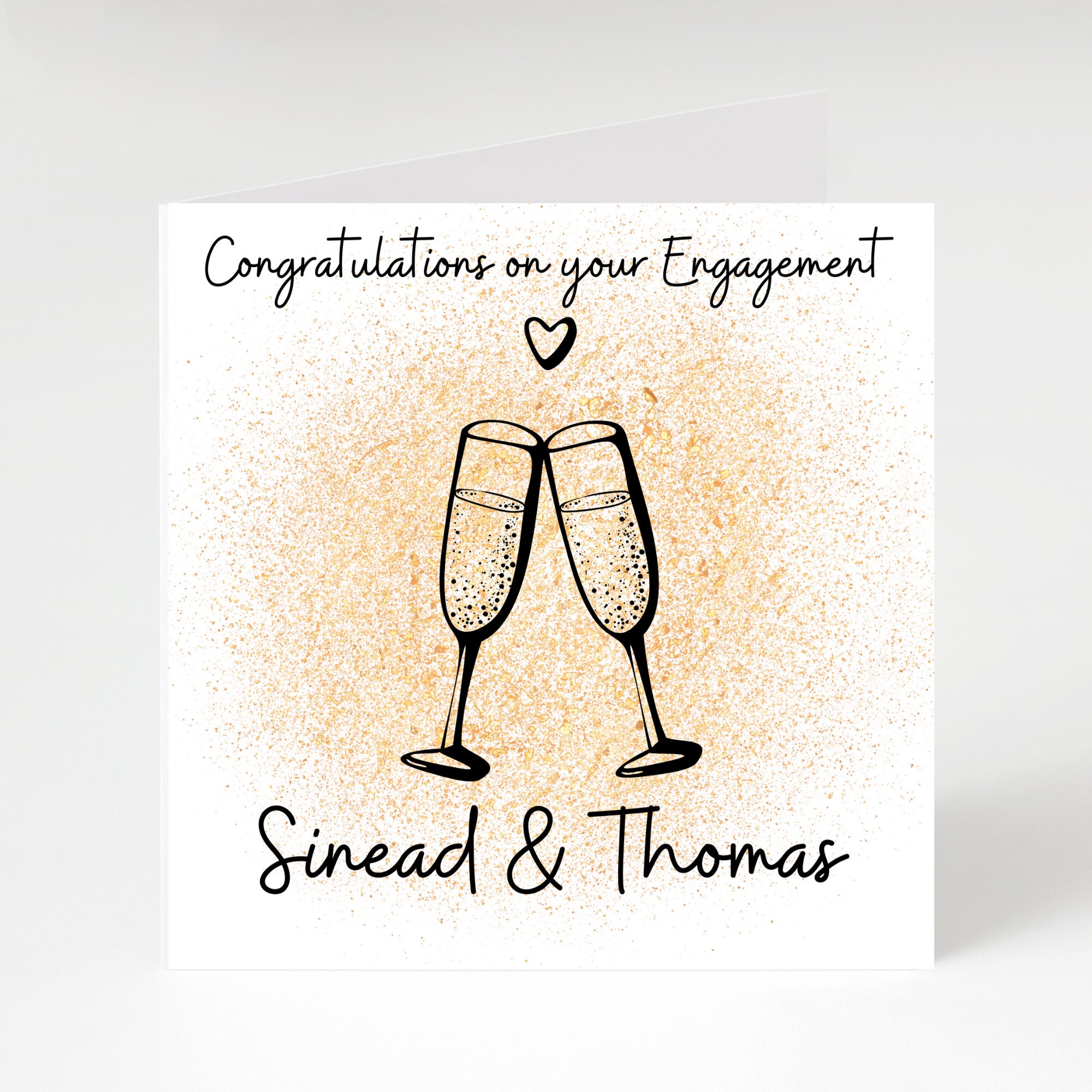 Congratulations on Your Engagement Card, Card for Newly Engaged Couple ...