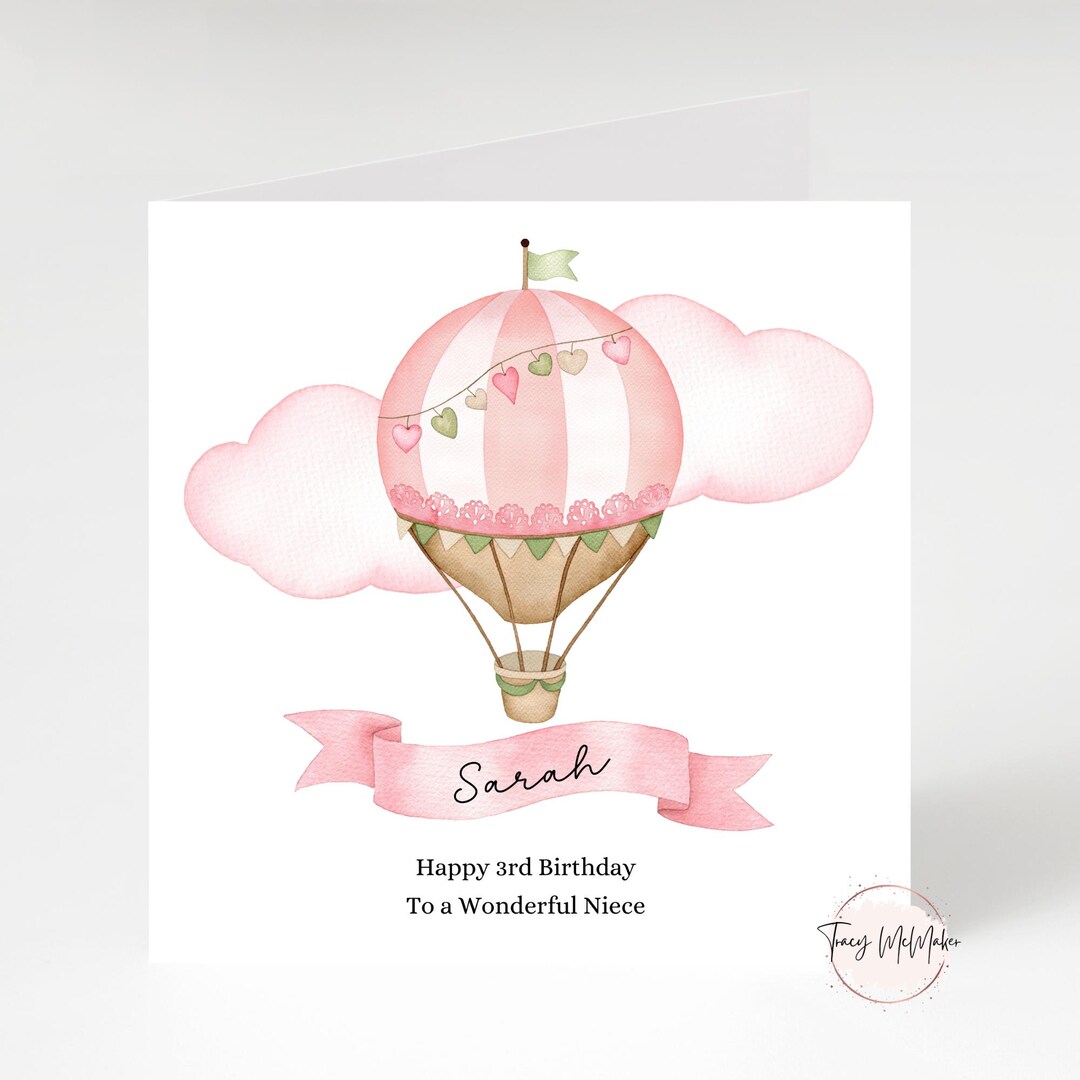 Personalised Birthday Card, 1st Birthday Card, Birthday Card for ...