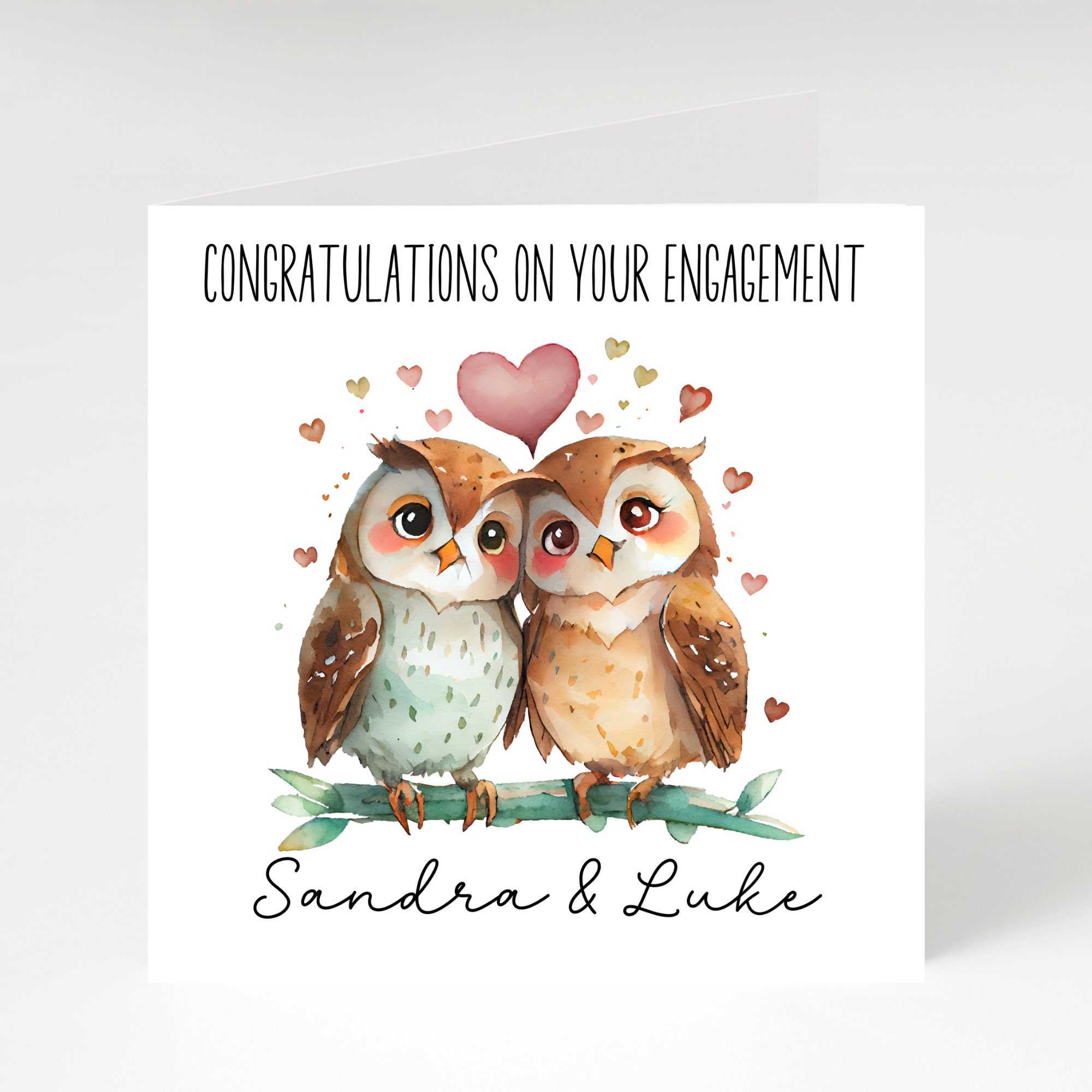Congratulations on Your Engagement Card Card for Newly - Etsy
