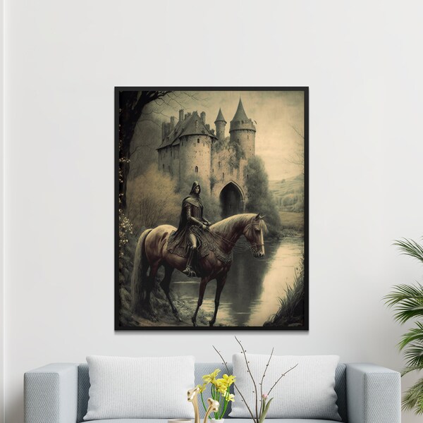 Medieval Wall Art Canvas - Etsy