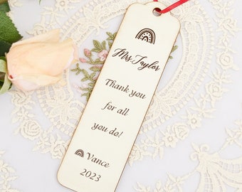 Personalized Teacher Bookmark Gift Teacher Gifts Gift for - Etsy