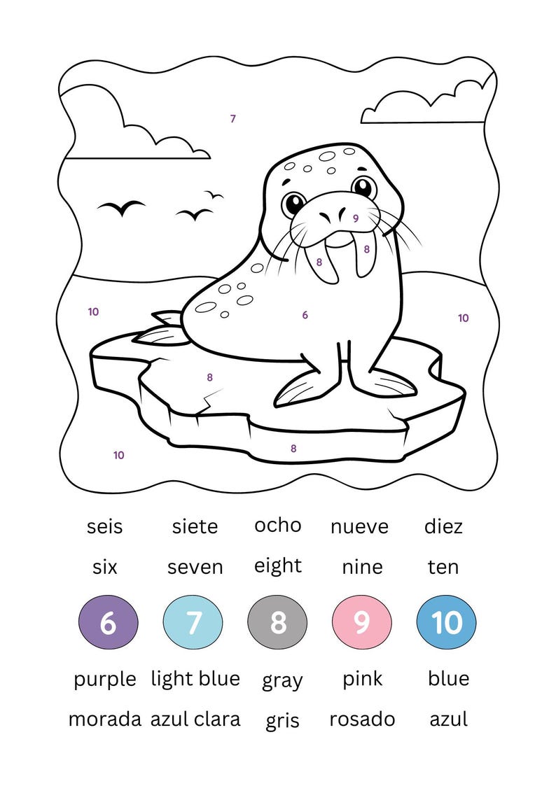 Color by Numbers - Etsy