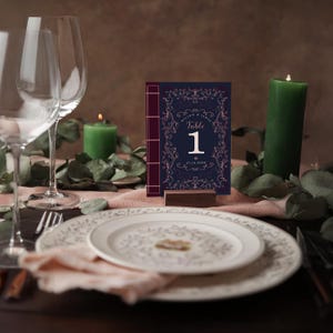 Wedding Table Numbers | Fairytale Book DIY Table Numbers | Editable ...