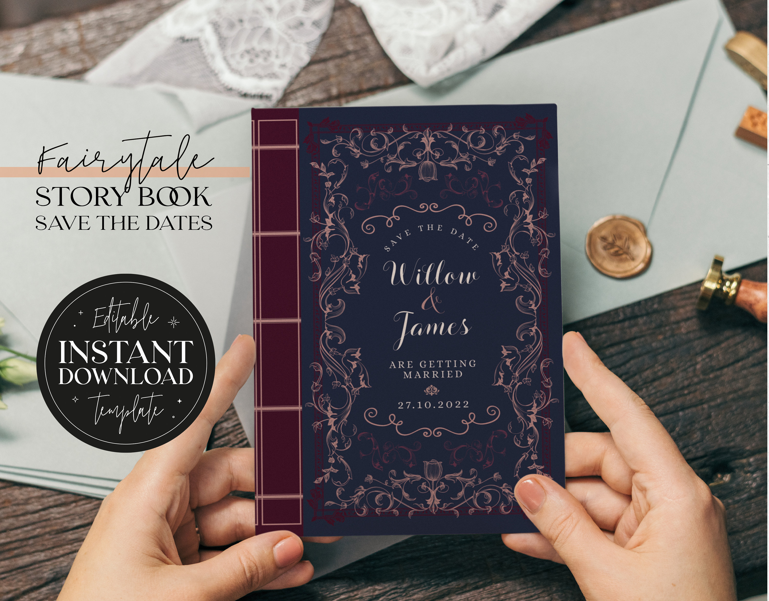 Fairy Tale Book Cover Template