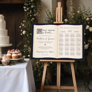 Fairytale Table Plan | Storybook Style DIY Wedding Seating Plan ...