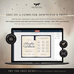 Literary Table Plan | Open Book Style DIY Wedding Seating Plan ...