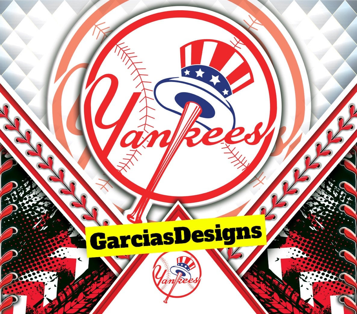 New York Yankees Sublimation Designs - Etsy