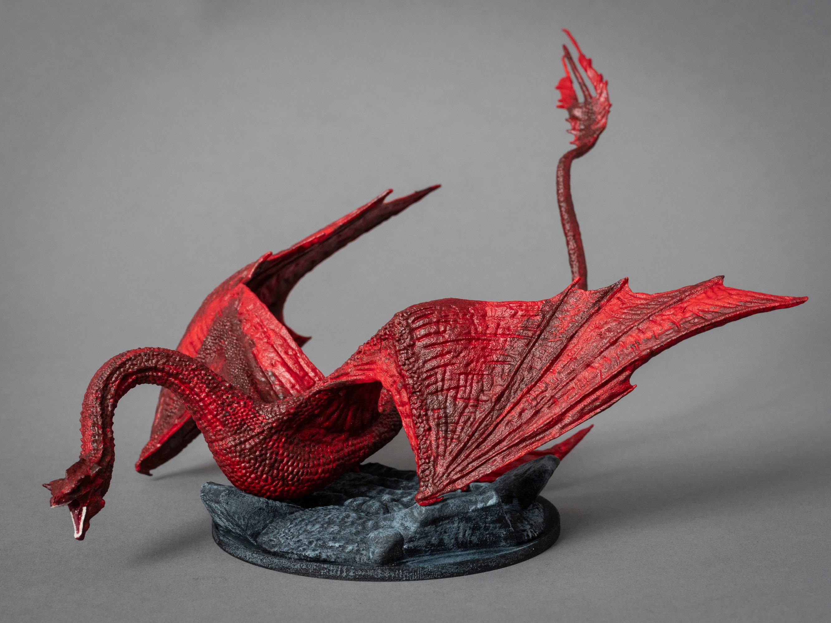 Caraxes the Blood Wyrm, Tabletop Dragon Miniature for Dungeons and ...