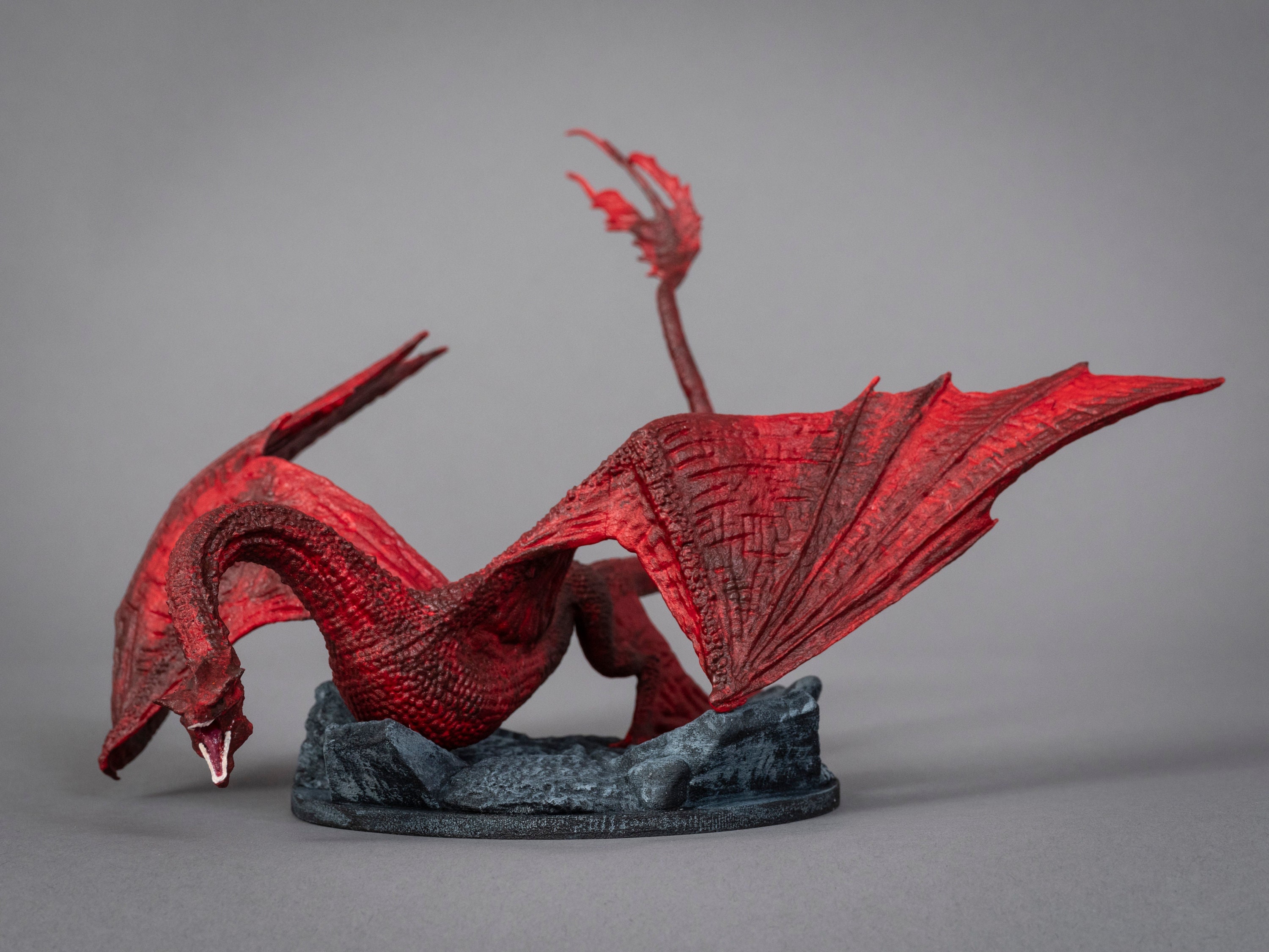 Caraxes the Blood Wyrm, Tabletop Dragon Miniature for Dungeons and ...