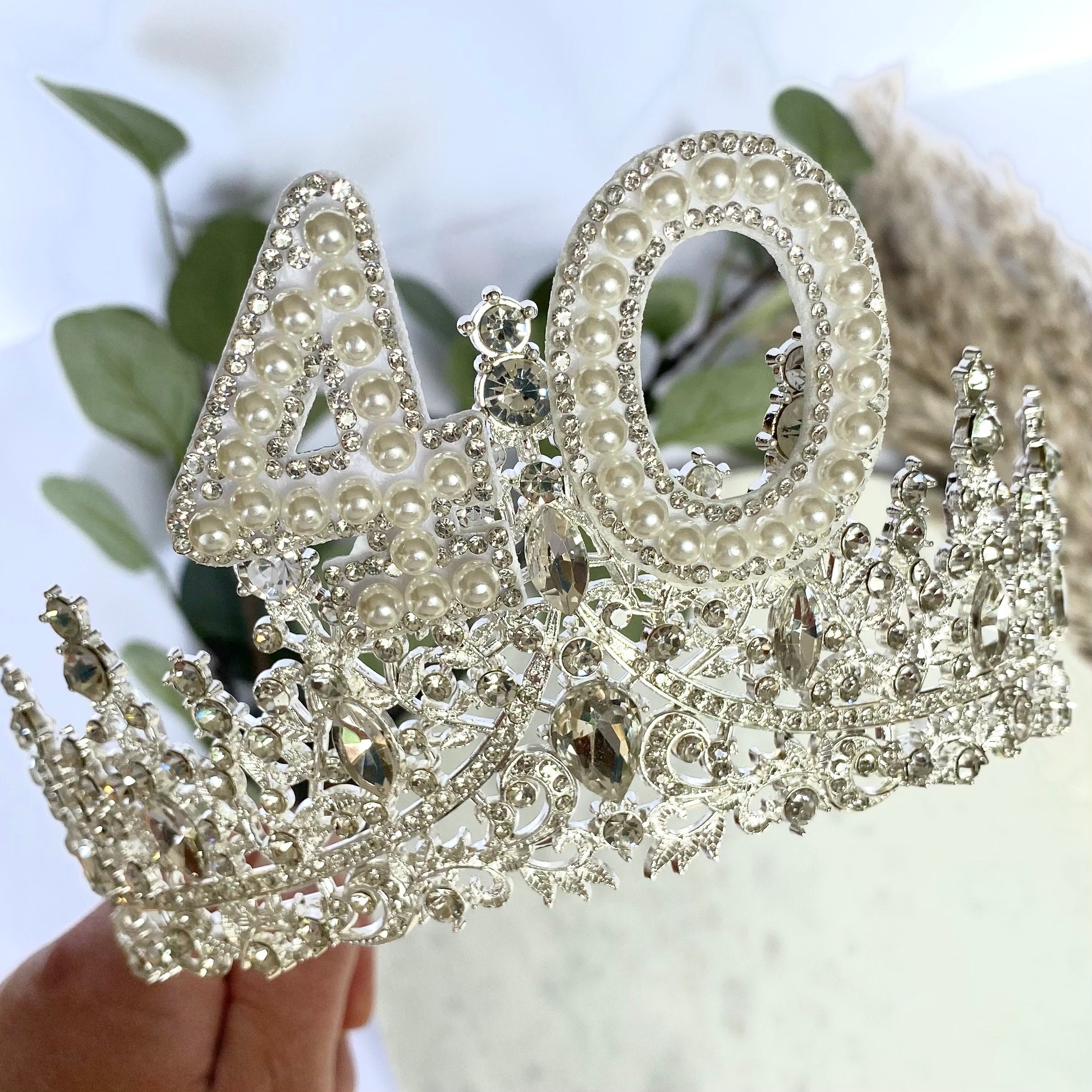 18th 21st 30th 40th 50th Birthday Crown 30th Headband 40th - Etsy
