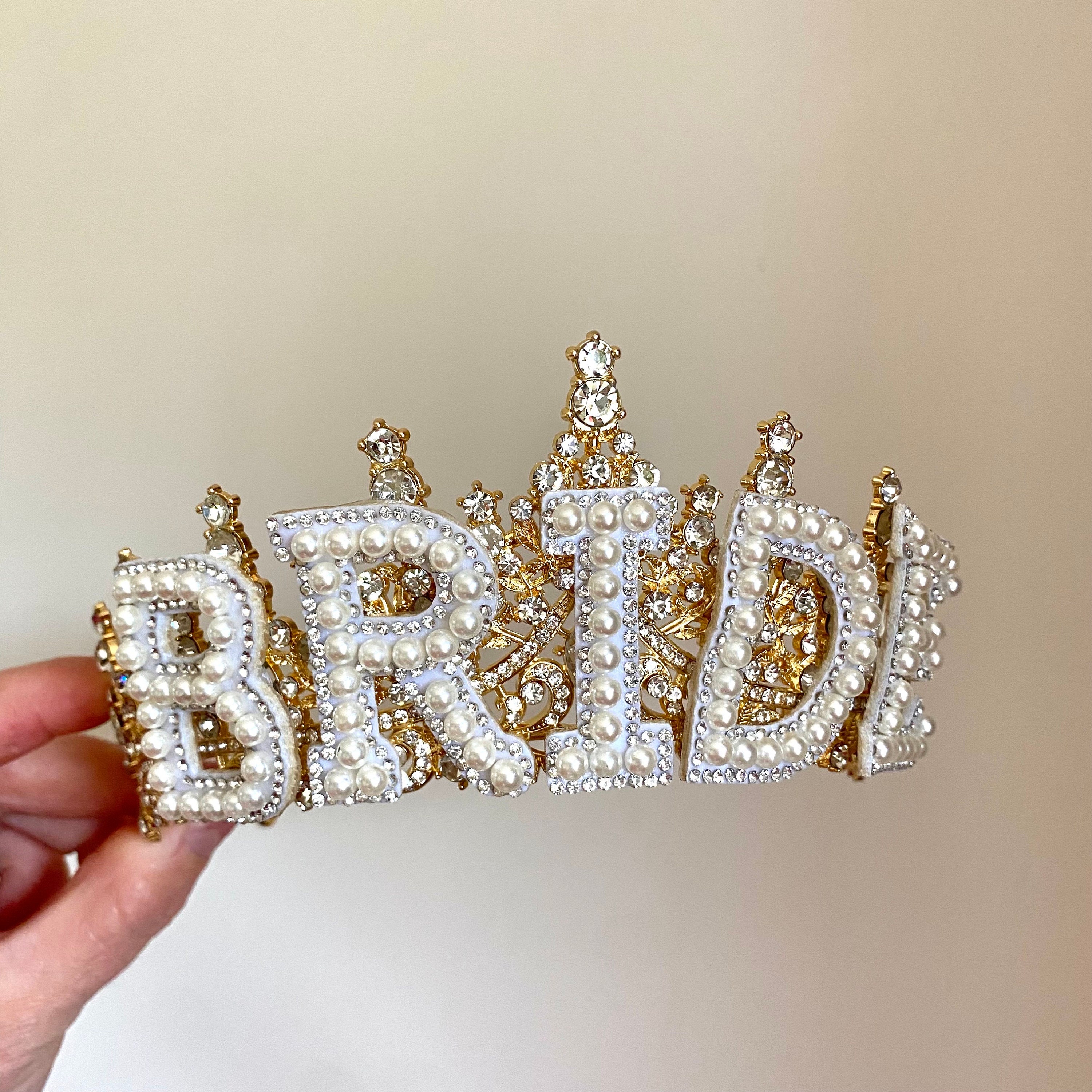 Bridal Bride to Be Crown Tiara Hen Do Engagement Wedding Gift Wifey Hen ...