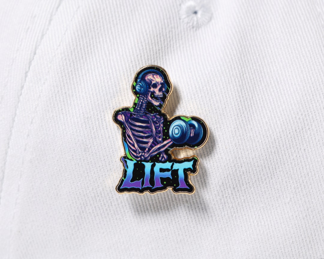 LIFT Pin, Gym Pins, Fitness Enamel Pin, Label Pin, Hard Enamel Pin ...