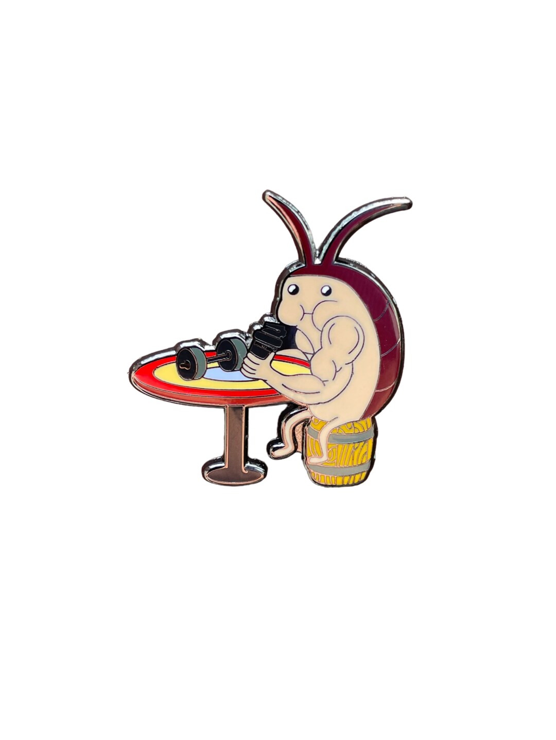 Cockroach Gym Pin, Workout Pin, Weightlifting Pin, Fitness Pin, Gym Rat ...