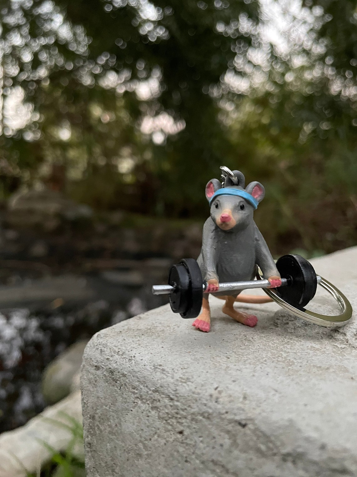 Gym Rat Keychain Gym Keychain Fitness Keychain - Etsy