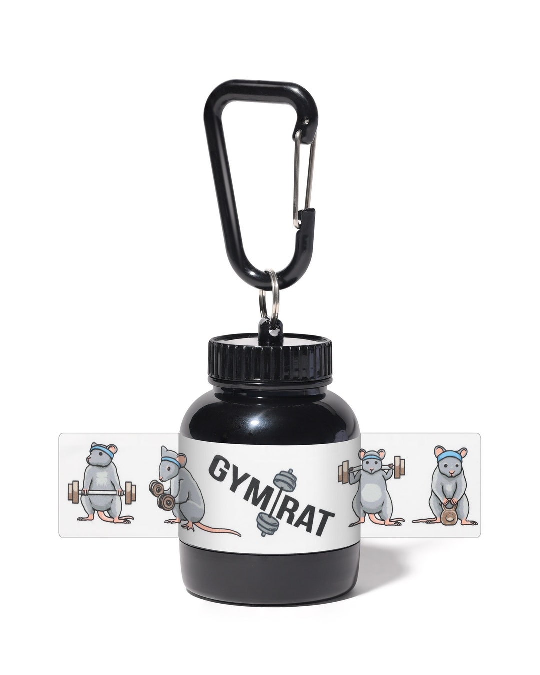 Gym Rat Protein, Mini Protein Powder Container, Protein Powder Travel ...