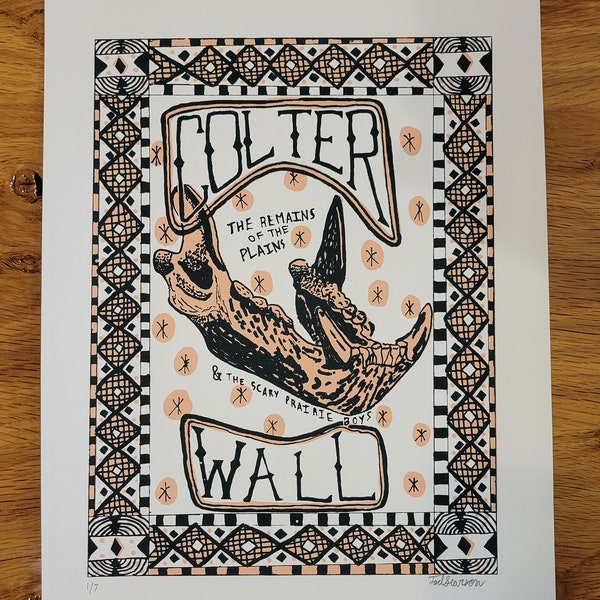 Colter Wall Wall Art - Etsy