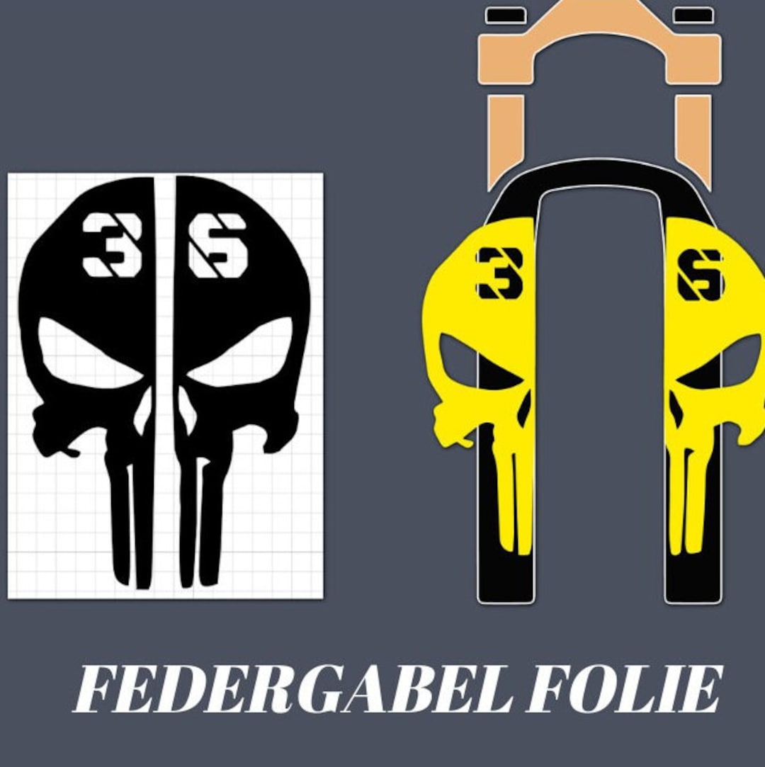 Fox / Rockshox Suspension Fork Vinyl Sticker / Punisher Bicycle - Etsy