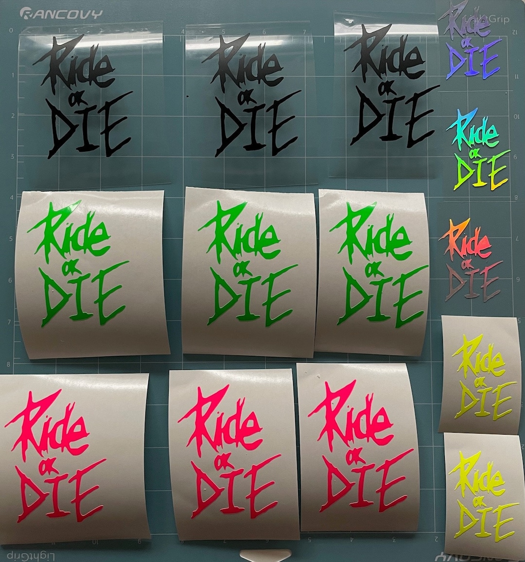 Ride or Die (2 Pack) - Sticker - Bicycle / Car / MX / MTB / DH - Etsy