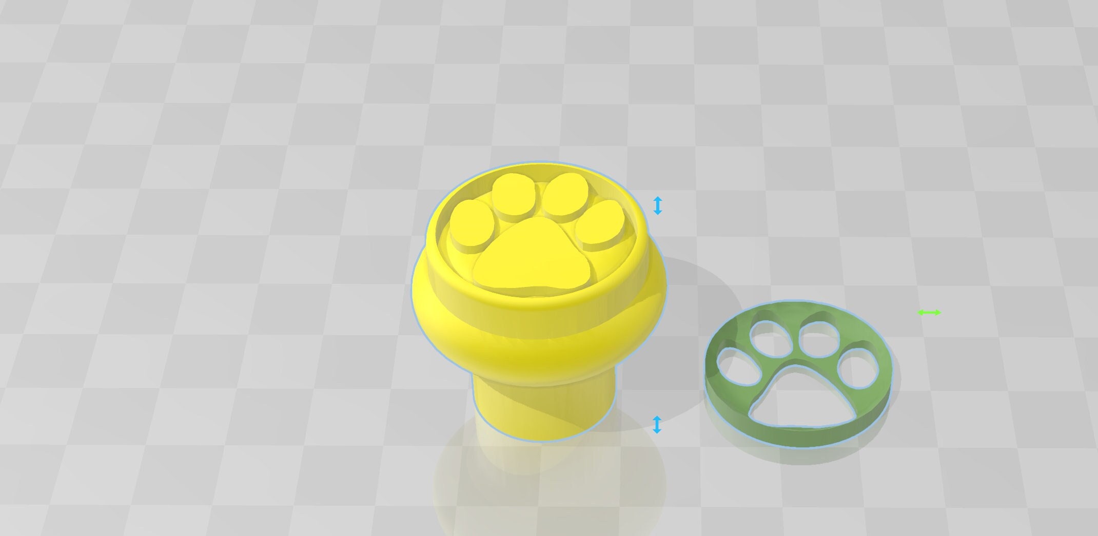 Dog Paw Cabinet Handle STL - Etsy