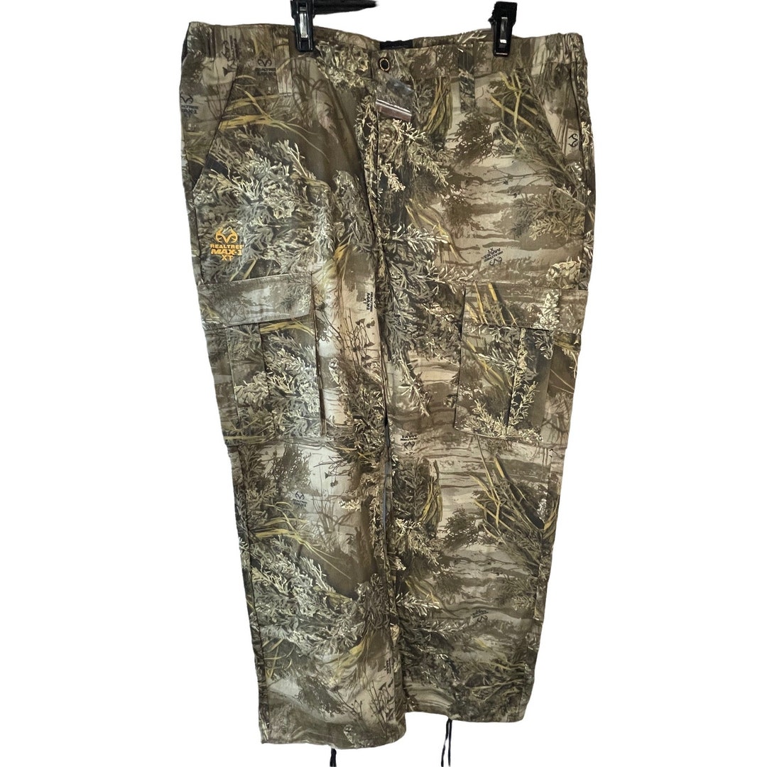 REALTREE MAX1-XT Green Forest Camo Pants Cotton Blend Zipper - Etsy