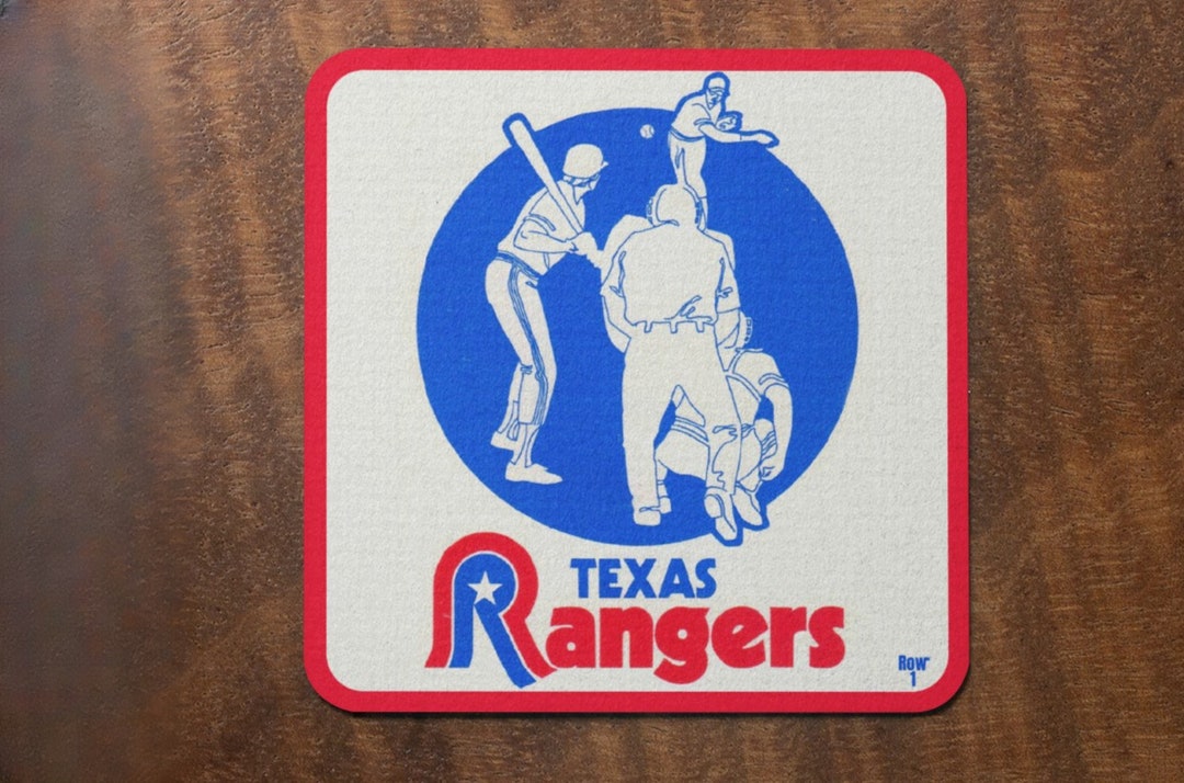 1979 Texas Rangers Art Coasters (4) | Historic Baseball Gift | Set of ...