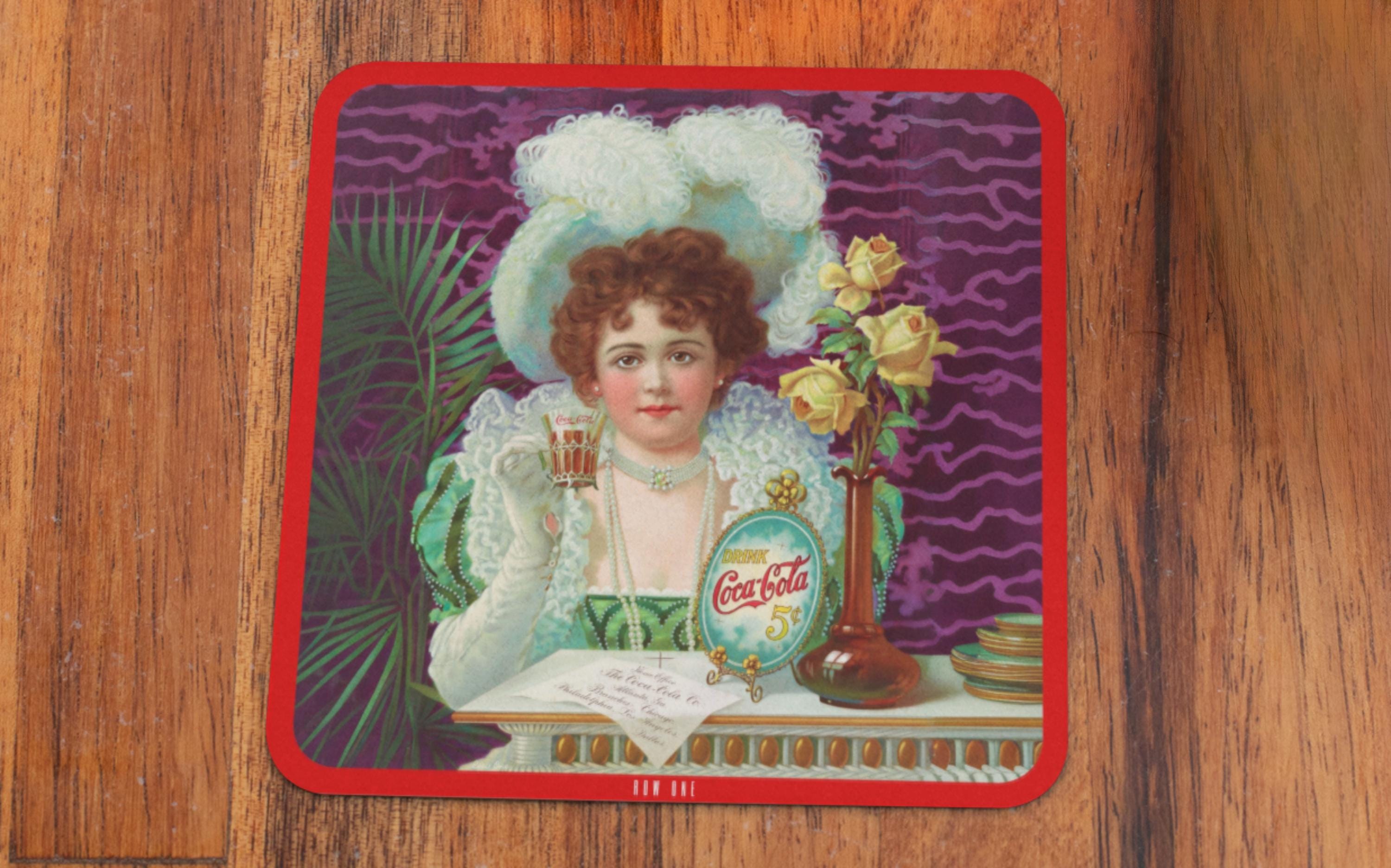 1890 Coca-cola Advertisement Art | Row One Historic Art Drink Coaster ...