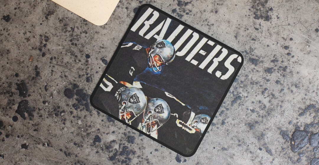 1970 Oakland Raiders Football Drink Coasters (4) | Row One Brand Sports ...