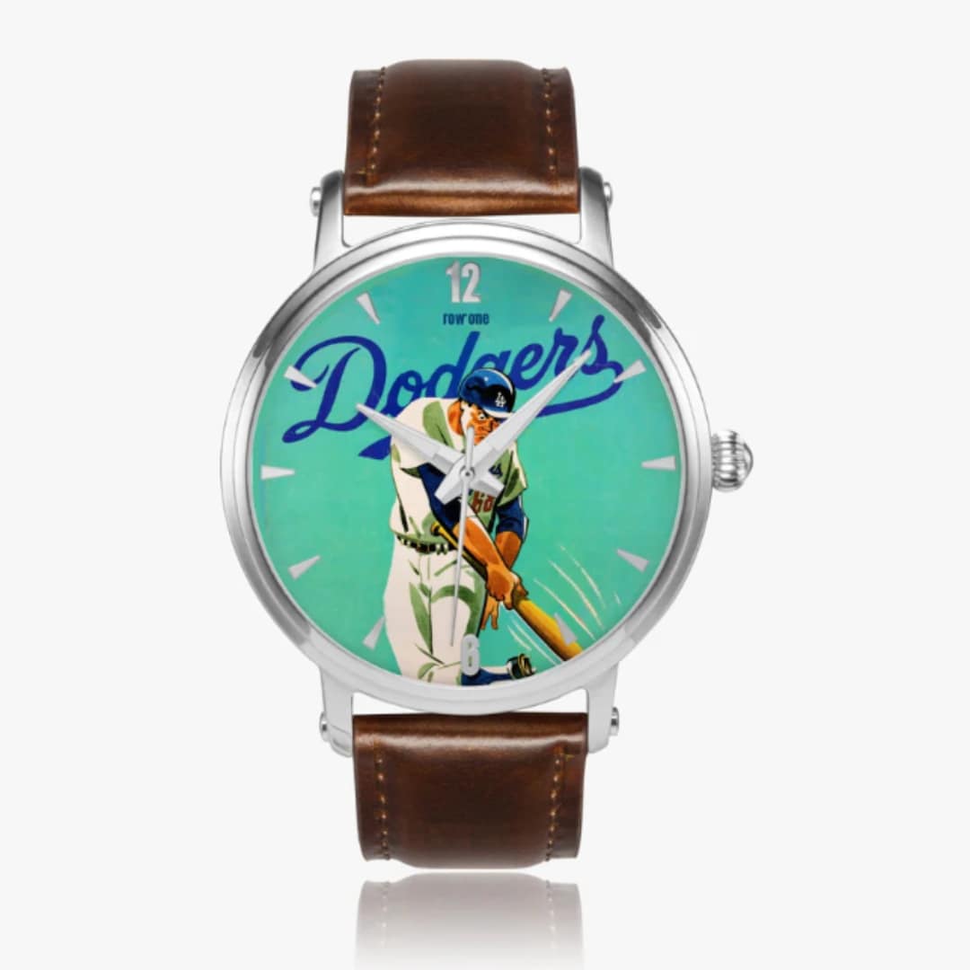 1968 LA Dodgers Baseball Art Watch | Row One Brand | 46mm Automatic ...