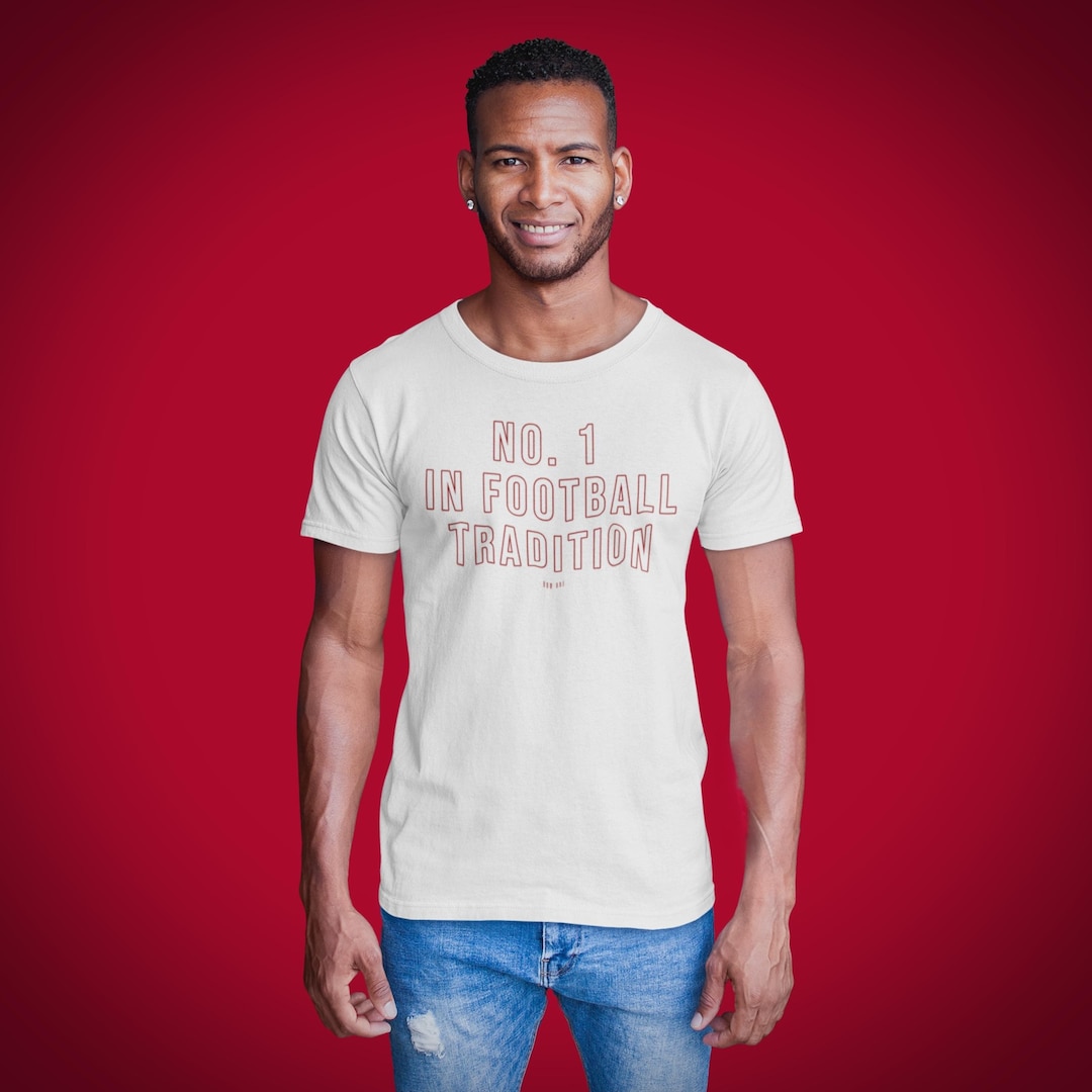 Number 1 in Football Tradition T-shirt | Row One Brand Sports Tees ...