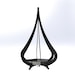 Modern DIY Teardrop-shaped Fire Pit, Flat-pack Outdoor Fireplace, Easy ...