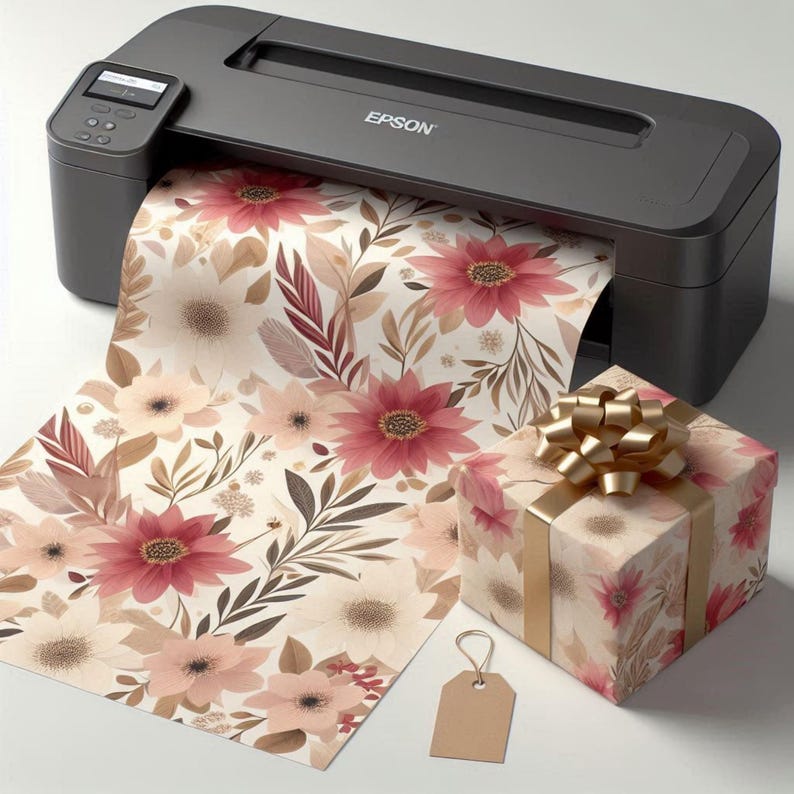 Misty Rose Floral12 X12inc Paper Pack, Gift for Scrapbooking, Printable ...