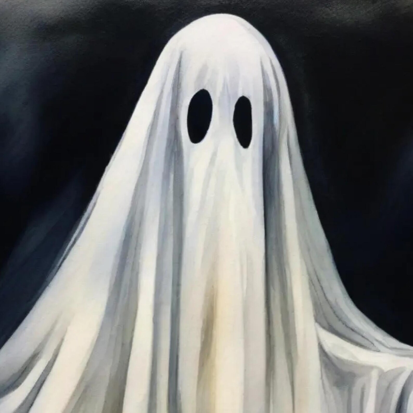 Dark Academia Digital Ghostly 12 X12inc Wall Art, Gost Lover Gift ...