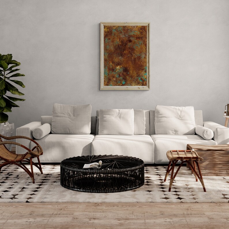 Abstract Neutral Colors Printable Wall Decor, Digital Downloadable A3 ...
