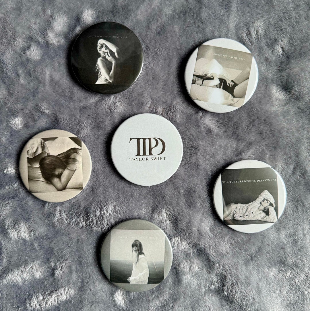 Taylor Swift the Tortured Poets Department Buttons - Etsy