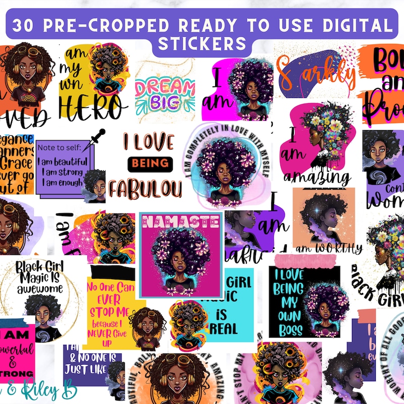 African Stickers - Etsy