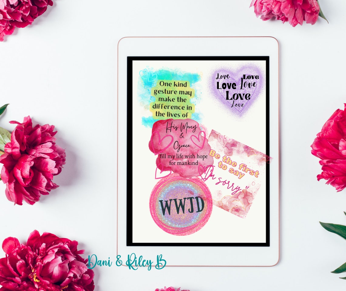 Faith Digital Stickers, Bible Sticker Bundle, Digital Bible Journaling ...