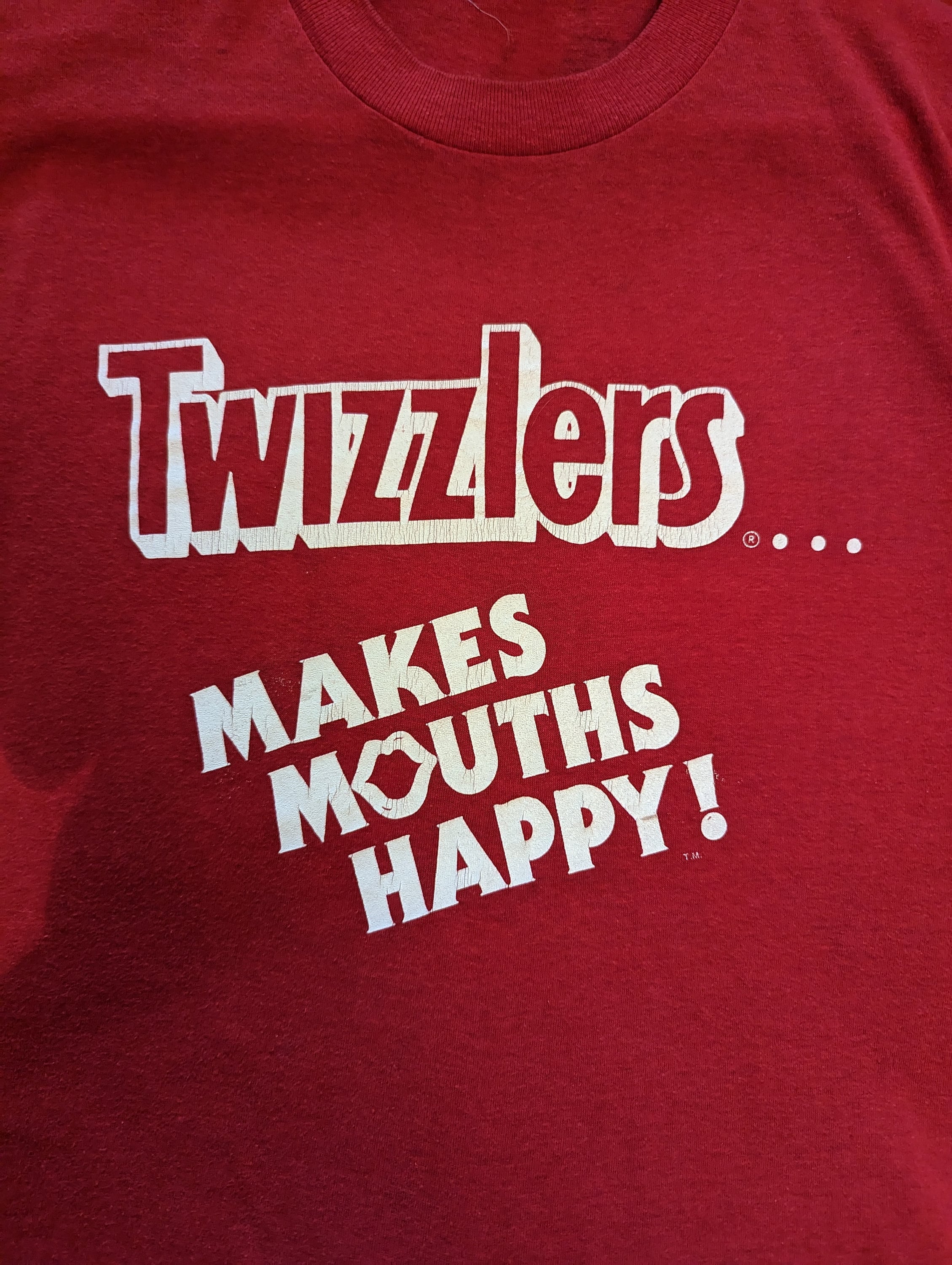 Vintage Hersheys Twizzlers 80's T-shirt SIZE M/L - Etsy