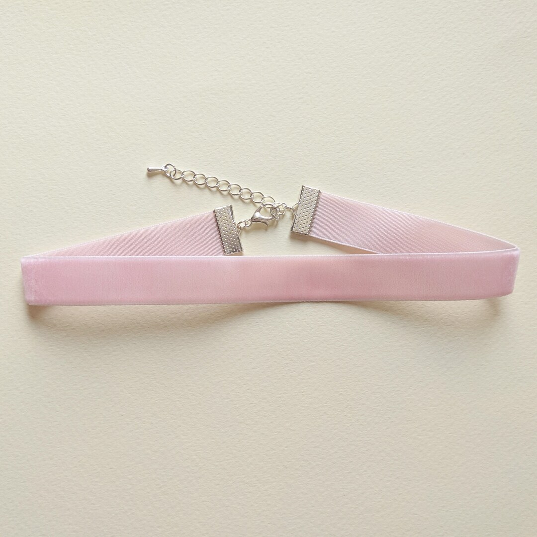 Pink Pastel Barbie Goth Velvet Choker - Etsy