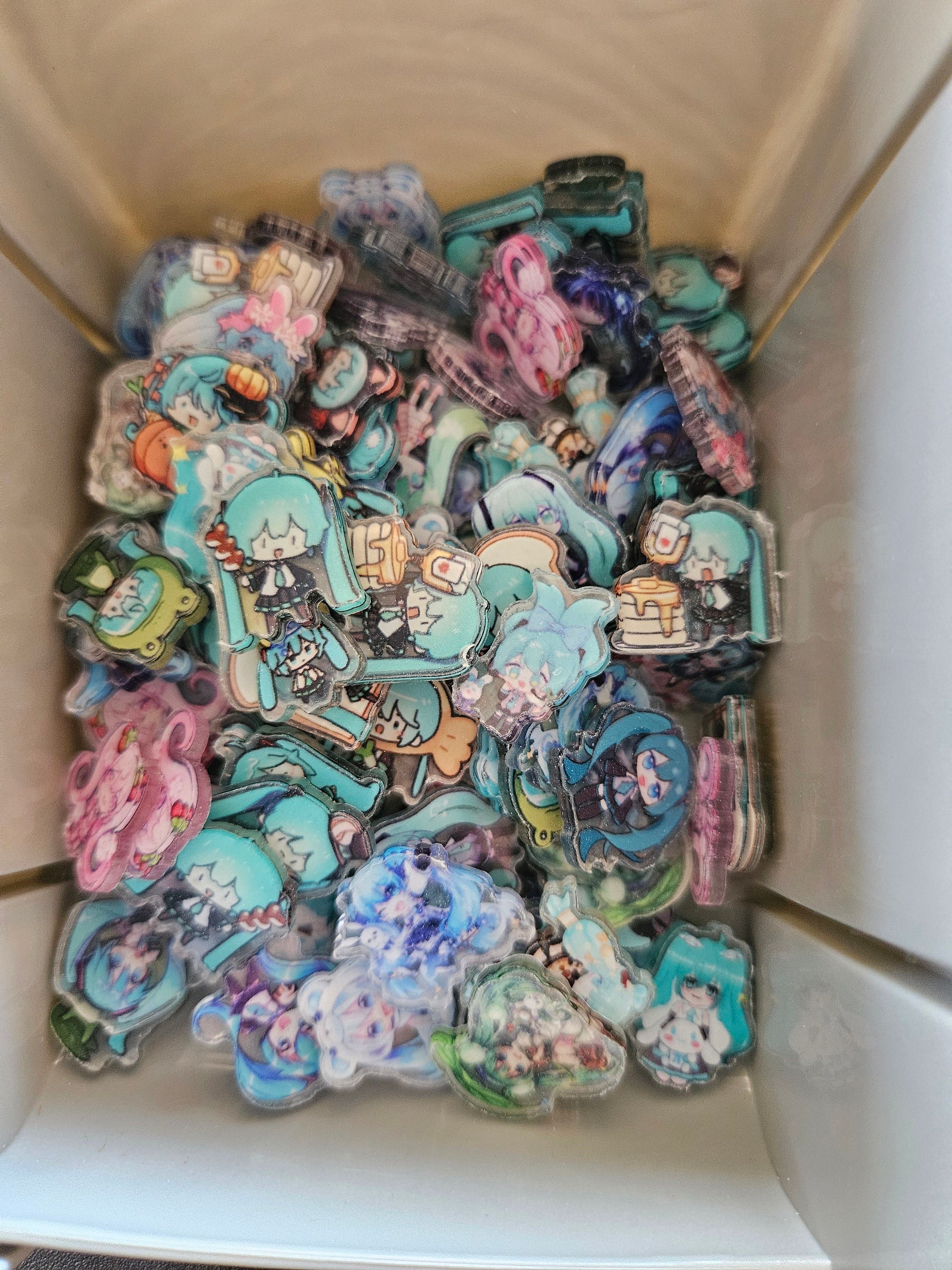 Acrylic Mini Charm Anime Scoops - Etsy
