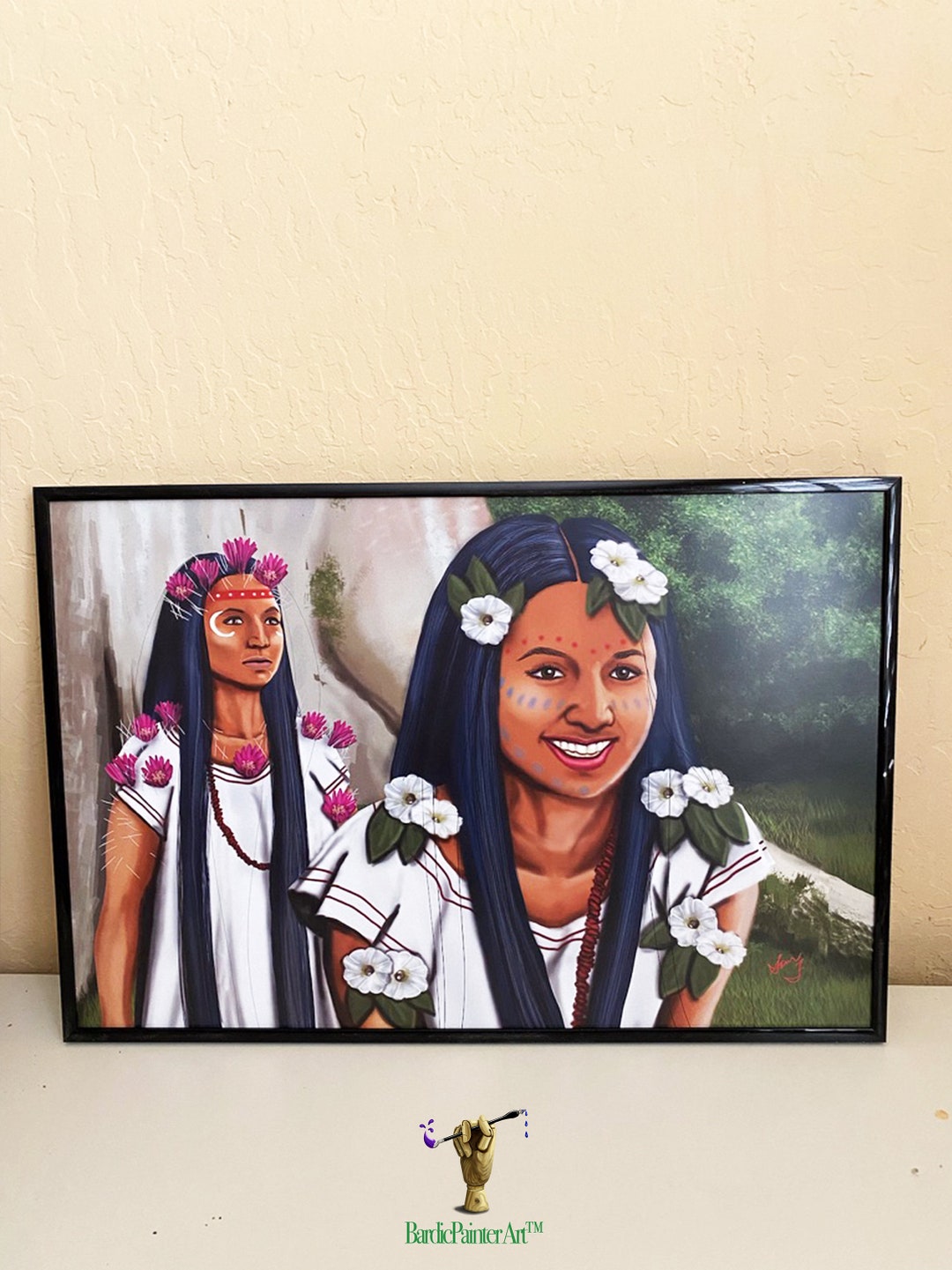 Native American Fairy Tale Mayan Women Art Print - Etsy