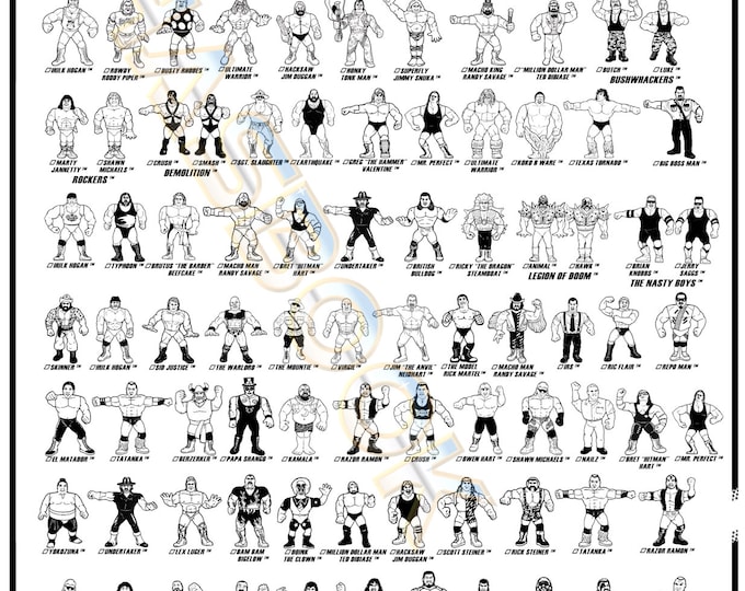 A3 WWF Royal Rumble 92 Poster - Etsy